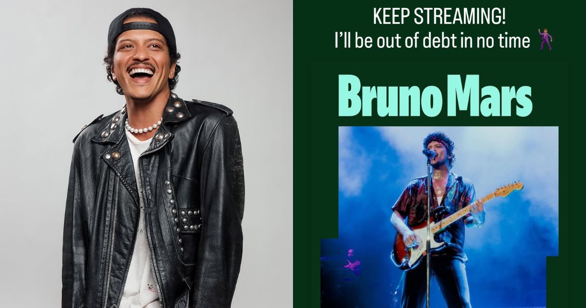 Bruno Mars becomes first artist to reach 150M monthly Spotify listeners ...