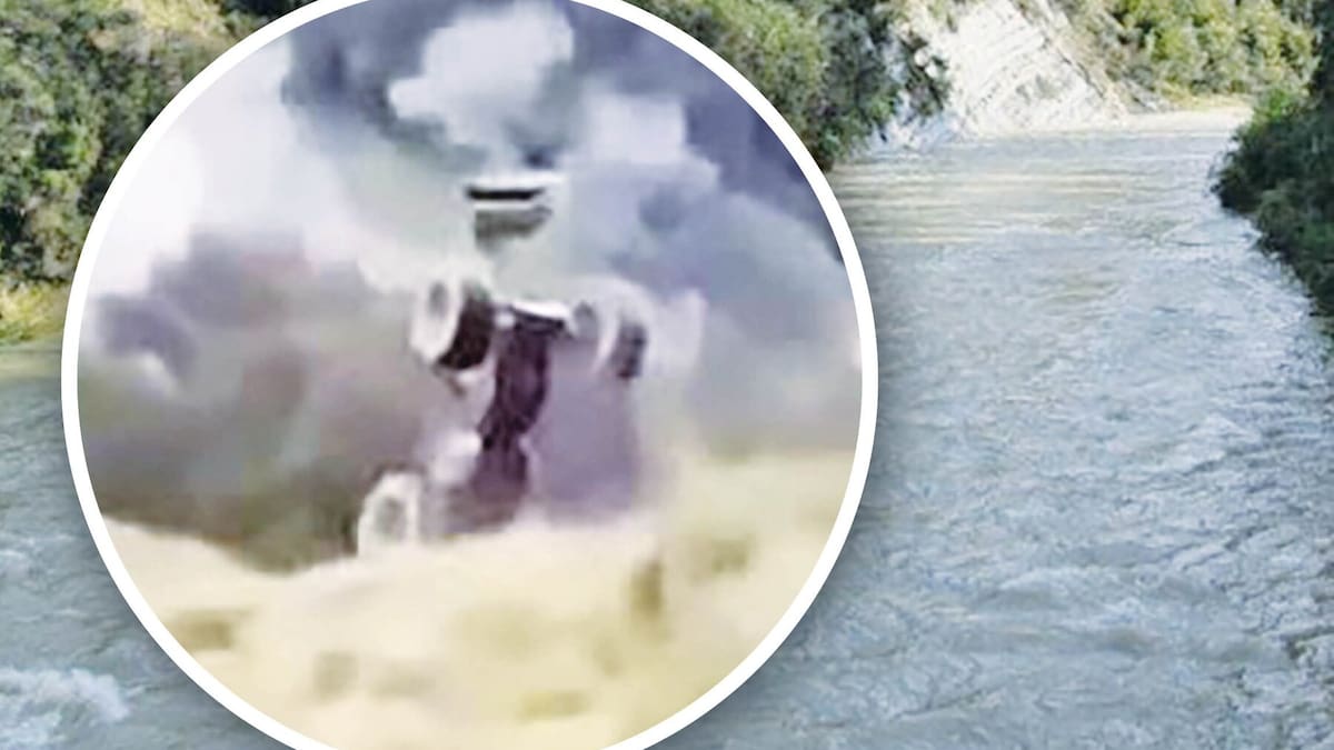 Forestry skidder tipped over cliff into river after Hawke’s Bay logging ...