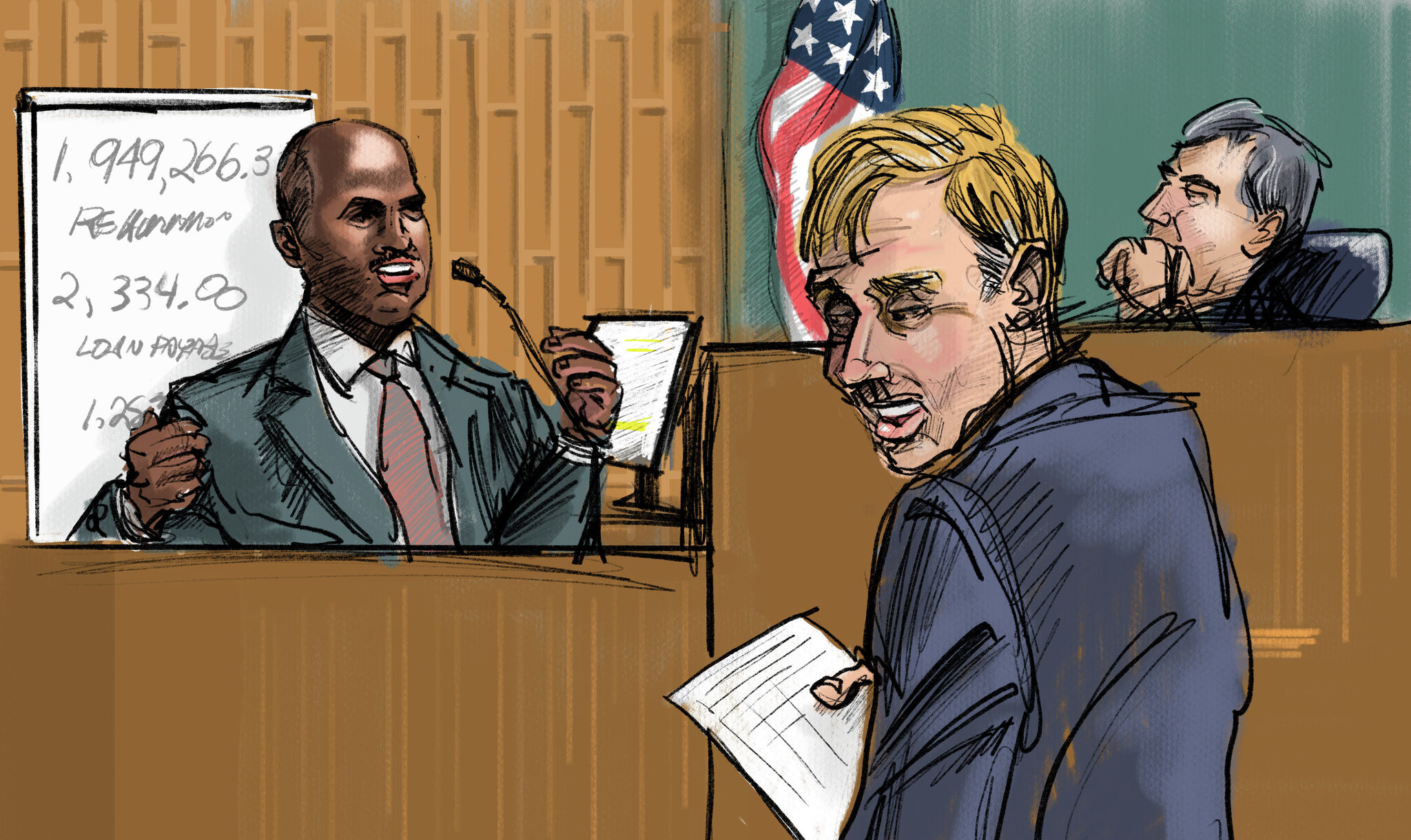 Defense frames alleged bribery ledger as a gambling sheet